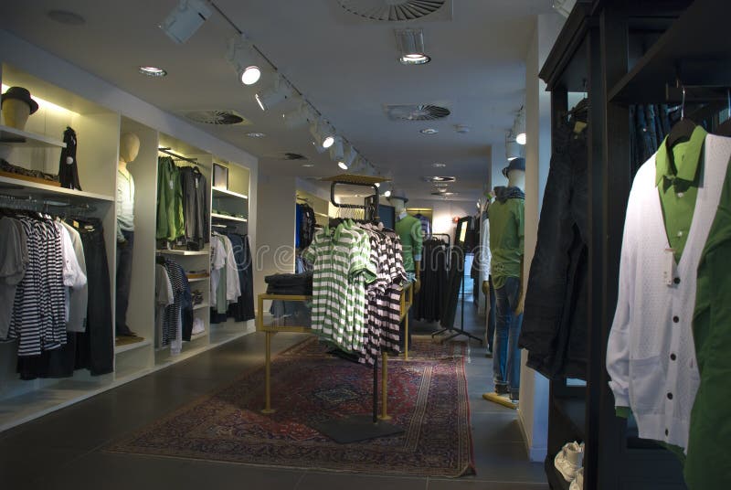 Fashion department store stock image. Image of model - 16466943