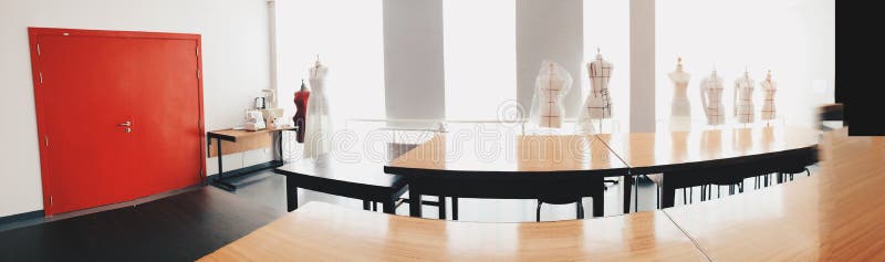 Fashion design classroom stock image. Image of classroom - 50110861