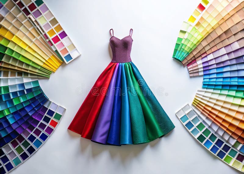 Fashion Design Dress Template Comprehensive TopDown View for Fabric ...