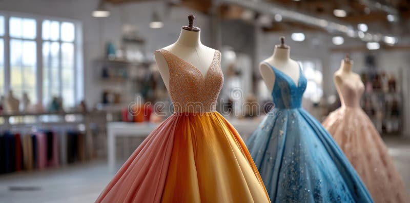 Fashion Design - Garment Sketches, Fabric Samples, Creative Workspace ...