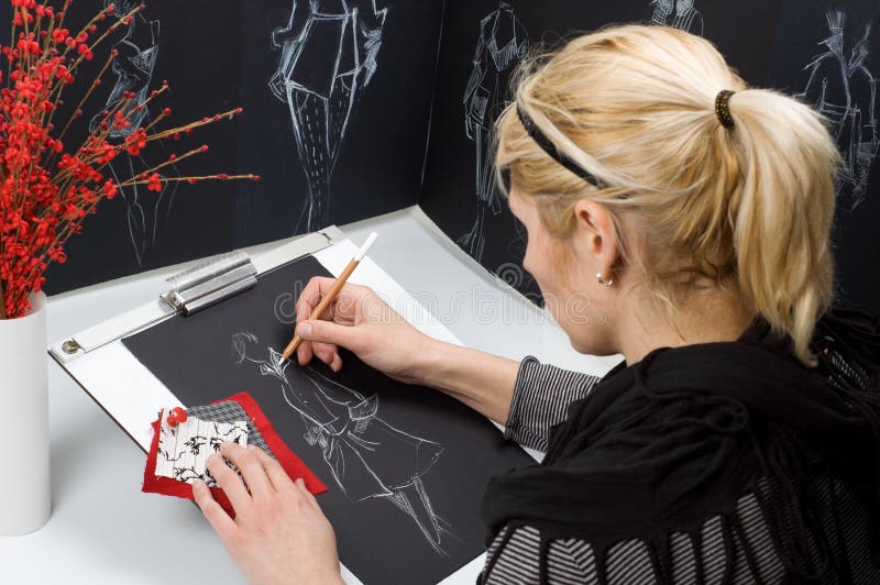 Fashion designer stock image. Image of professional, effect - 21892297