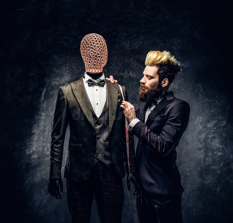 A Fashion Designer with Expressive Style Working with Custom Made Men`s ...