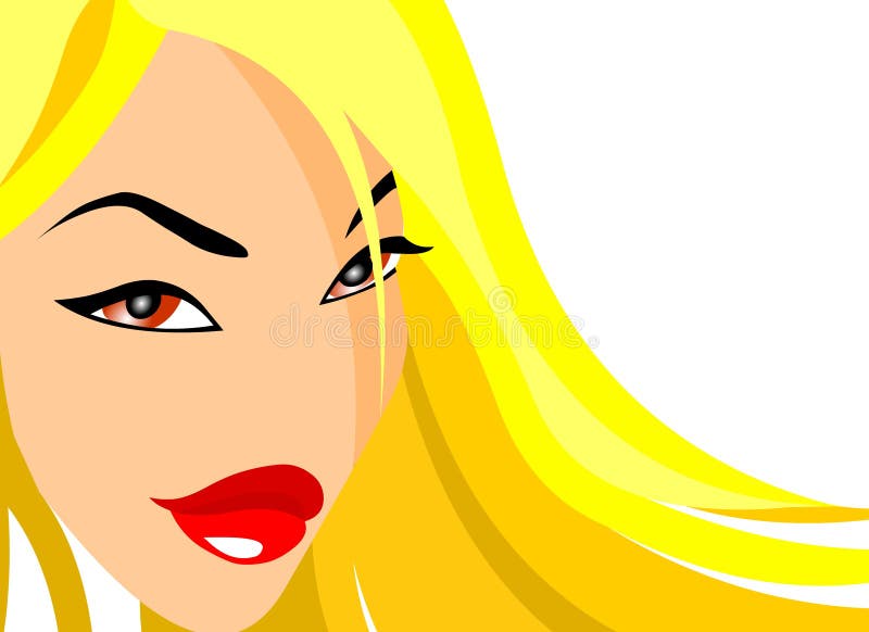 Fashion Doll Faces stock illustration. Illustration of abstract - 847269