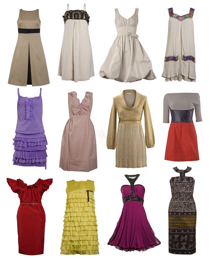 Collection Dress and Clothes Stock Image - Image of jacket, clothes ...