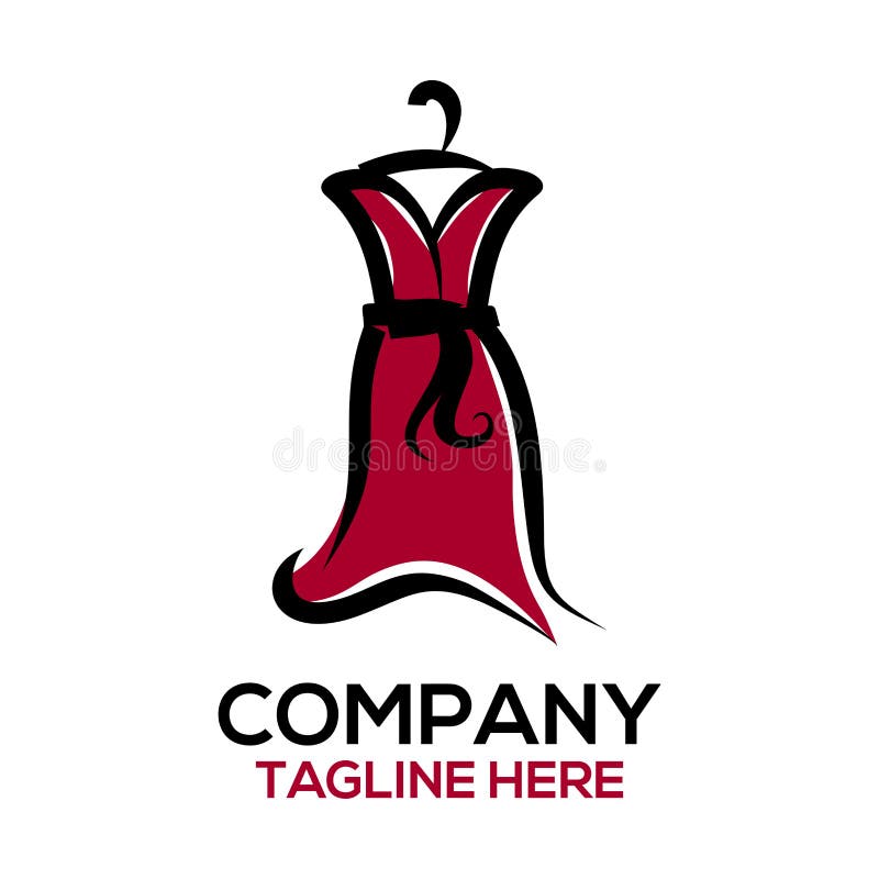 Fashion and Dress Design Logo Stock Vector - Illustration of fashion ...