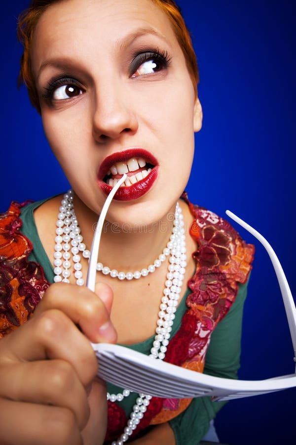 Fashion freak stock image. Image of girl, female, style - 15816113