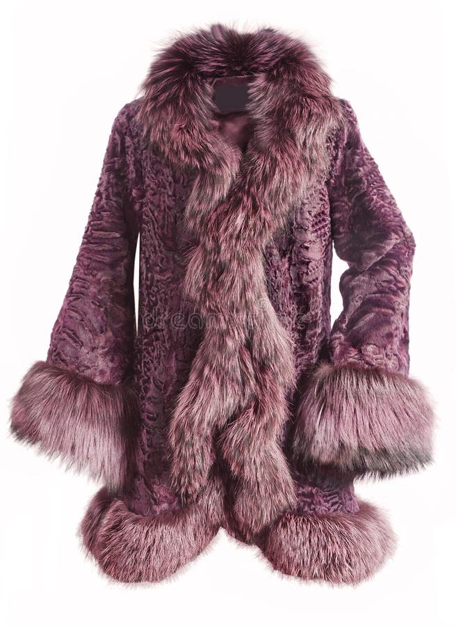 Fashion fur coat stock image. Image of garment, female - 28889355