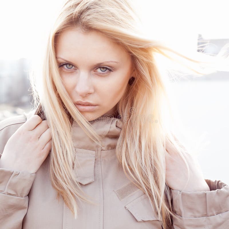 Fashion Girl Urban Style Portrait Outdoor Stock Image Image Of Alone