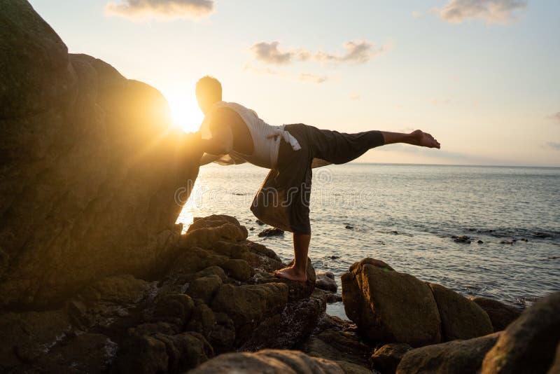 Fashion Guy on the Beach at Sunset Stock Image - Image of male, happy ...