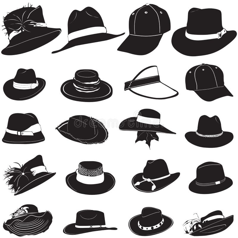Fashion hat vector stock vector. Illustration of fashion - 5076249