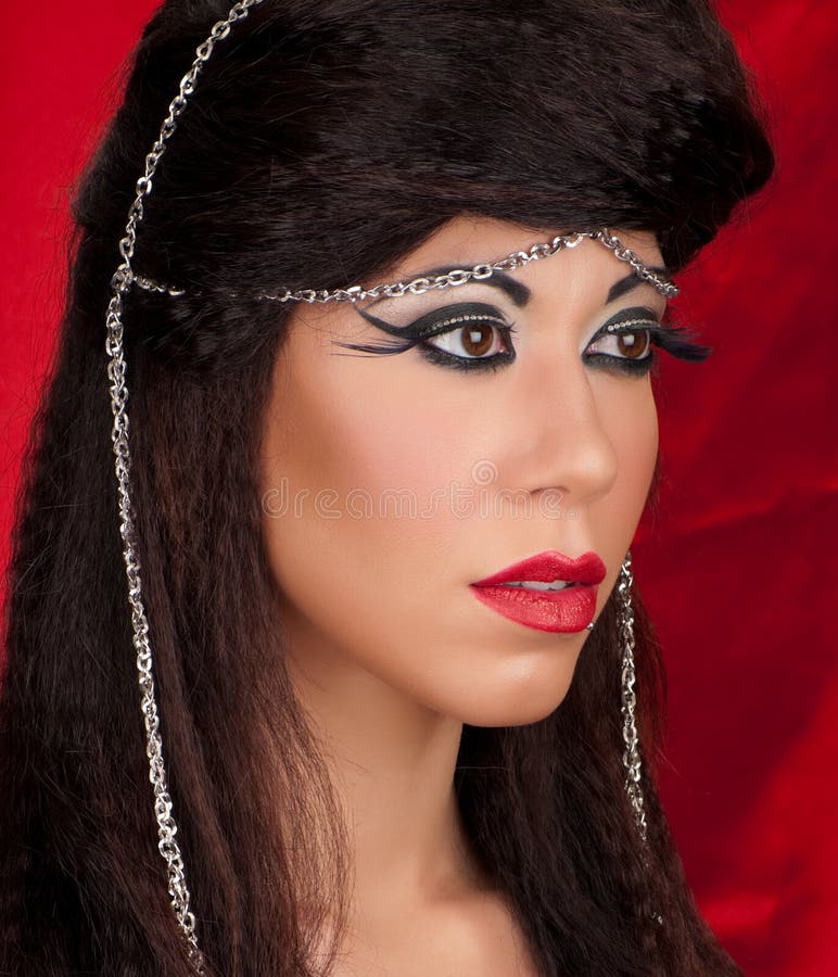 Asian Model Headshot with Lip Stock Photo - Image of girls, asian: 2236818