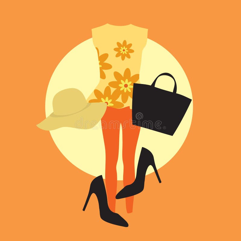 Fashion Items. Vector Illustration Decorative Design Stock Vector ...