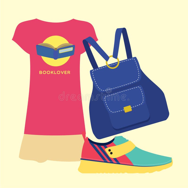 Fashion Items. Vector Illustration Decorative Design Stock Vector ...