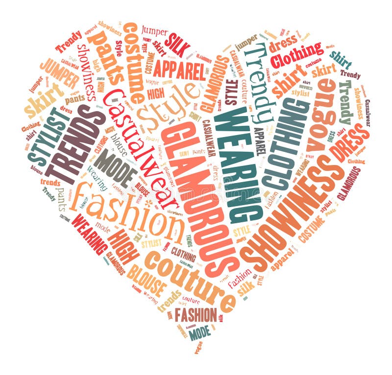 Fashion Keywords Tag Cloud - Vector Illustration Stock Vector ...