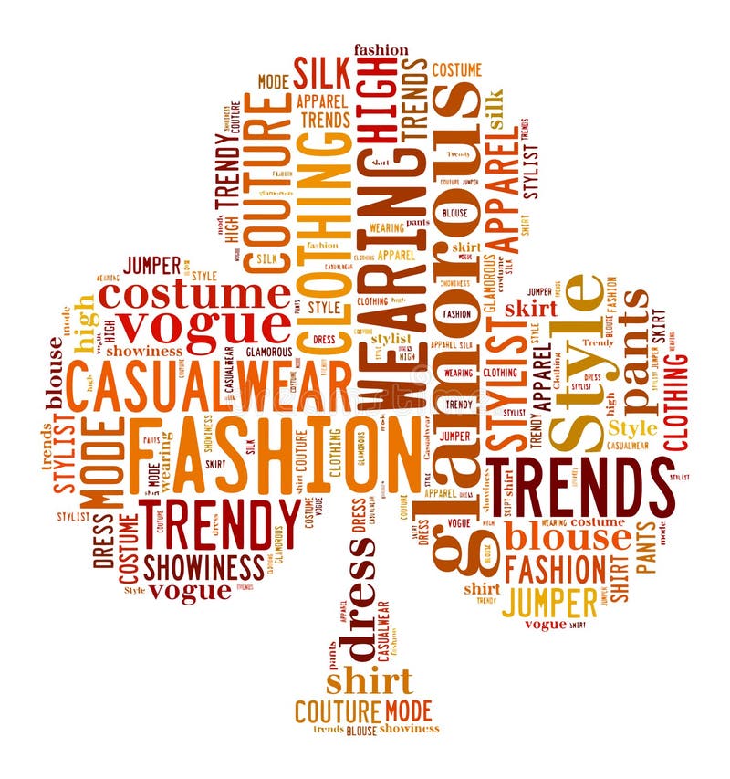 Fashion Keywords Tag Cloud - Vector Illustration Stock Vector ...