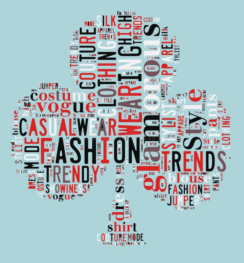 Fashion Keywords Tag Cloud - Vector Illustration Stock Vector ...
