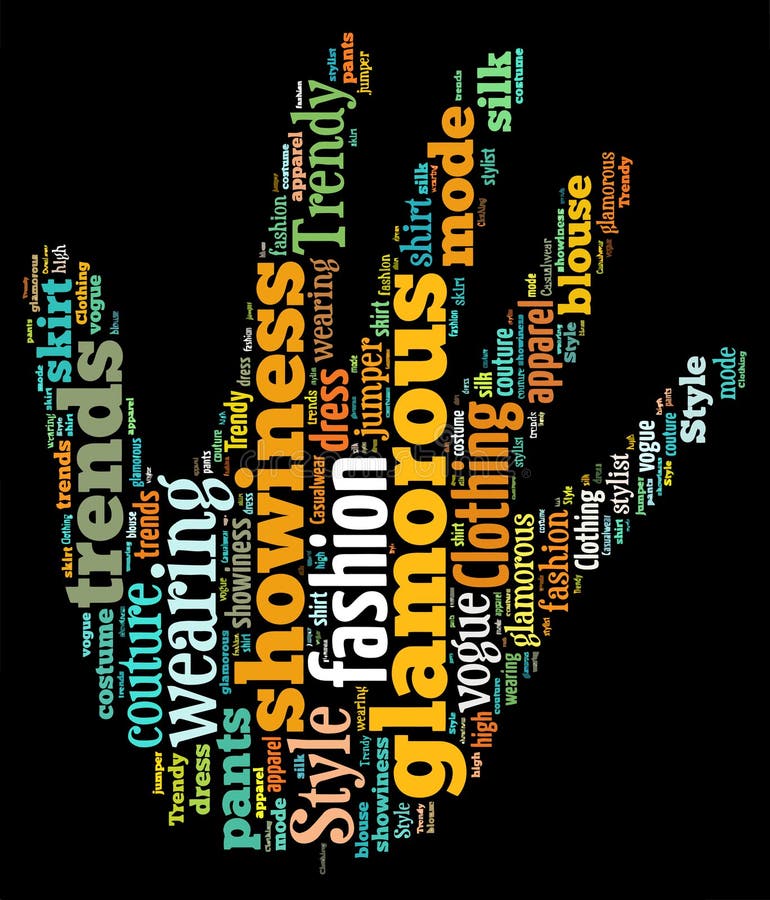 Fashion Keywords Tag Cloud - Vector Illustration Stock Vector ...