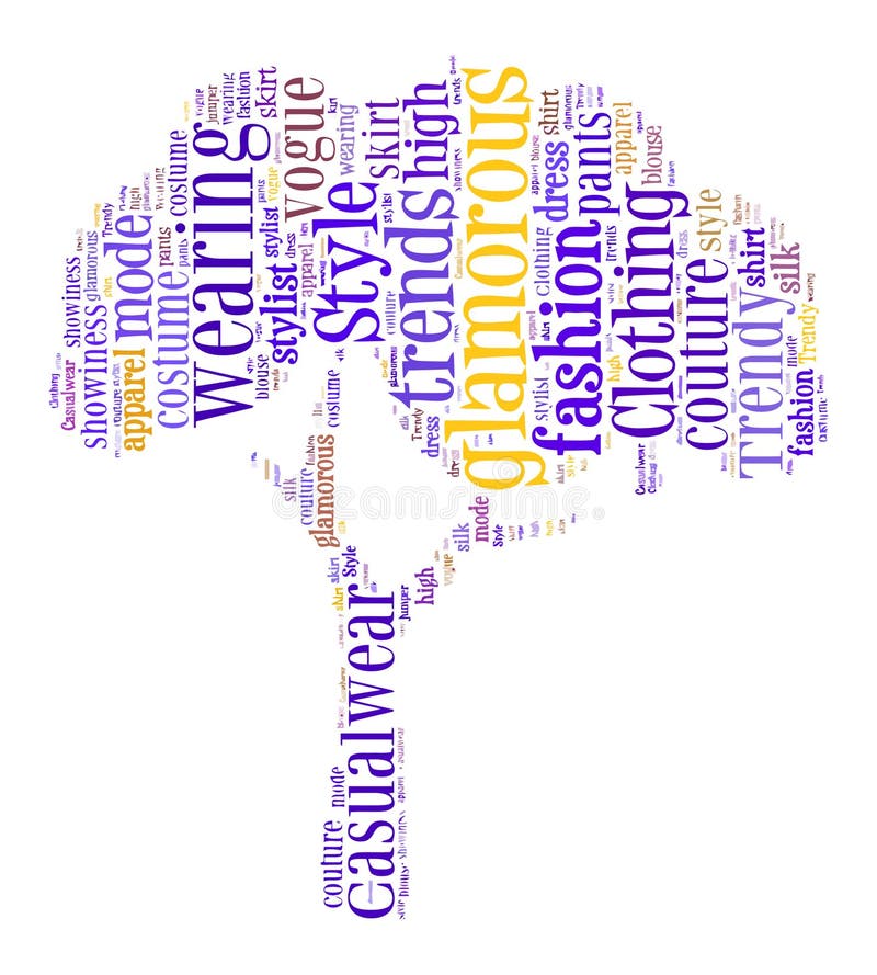 Fashion Keywords Tag Cloud - Vector Illustration Stock Vector ...