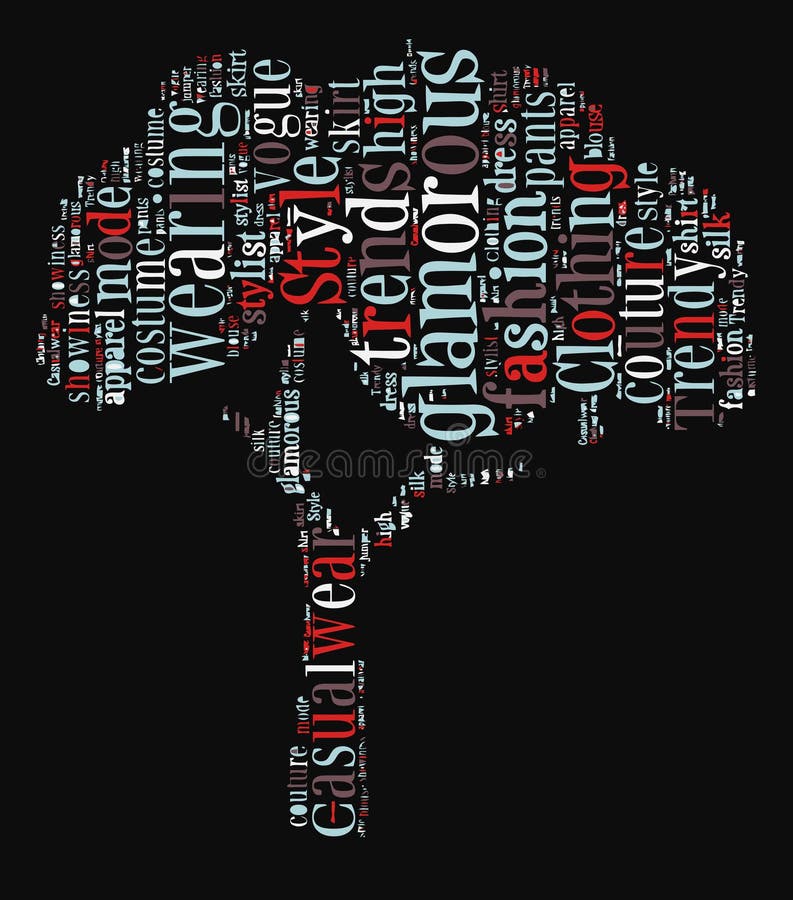 Fashion Keywords Tag Cloud - Vector Illustration Stock Vector ...