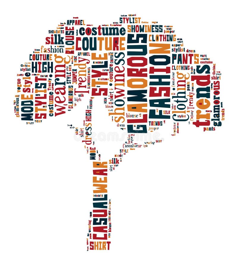 Fashion Keywords Tag Cloud - Vector Illustration Stock Vector ...