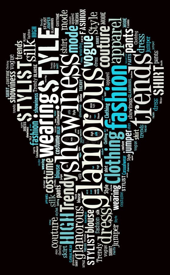 Fashion Keywords Tag Cloud - Vector Illustration Stock Vector ...