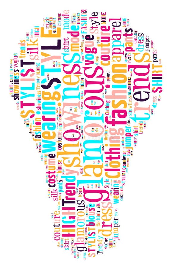 Fashion Keywords Tag Cloud - Vector Illustration Stock Vector ...