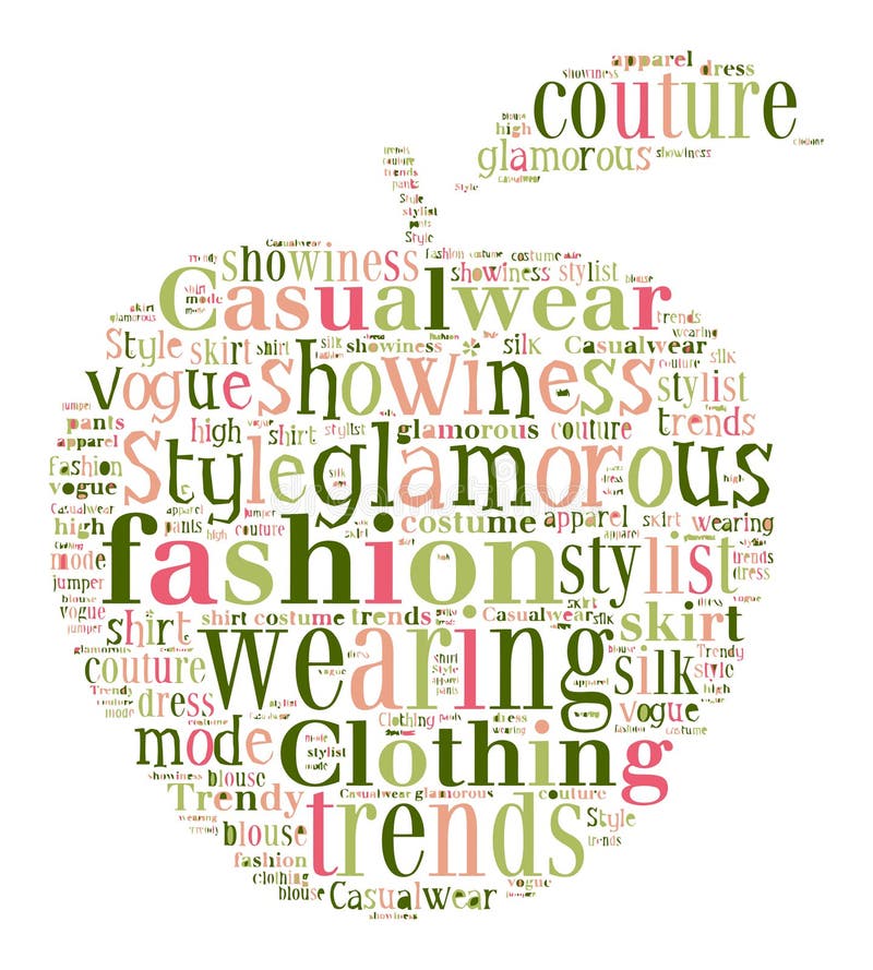 Fashion Keywords Tag Cloud - Vector Illustration Stock Vector ...