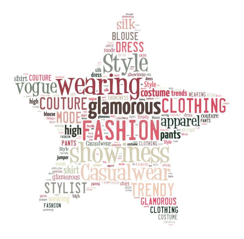 Fashion Keywords Tag Cloud - Vector Illustration Stock Vector ...