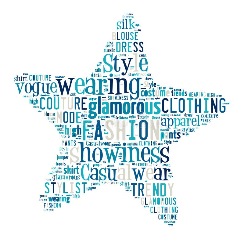 Fashion Keywords Tag Cloud - Vector Illustration Stock Vector ...