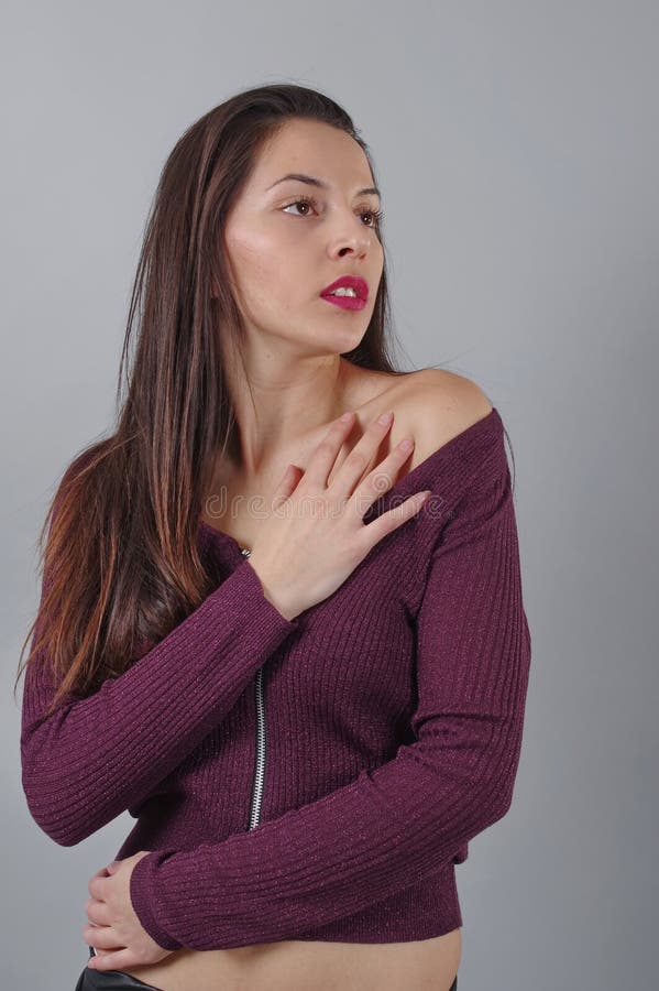 Fashion lady posing 8 stock image. Image of healthy, glamour - 83501717