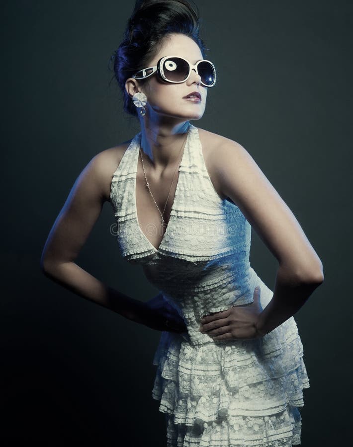 Fashion lady stock image. Image of modern, lady, happy - 24861523