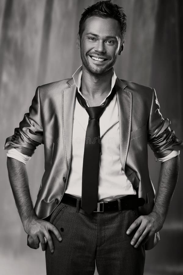 Fashion Latin Man Looking at Camera with Confidence Stock Image - Image ...