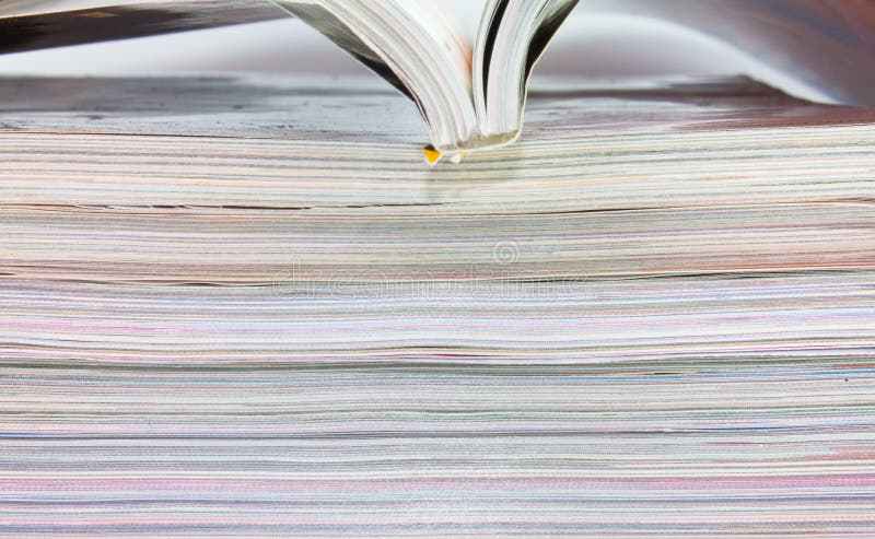 Fashion Magazines Collection Stock Photo - Image of article, printed ...