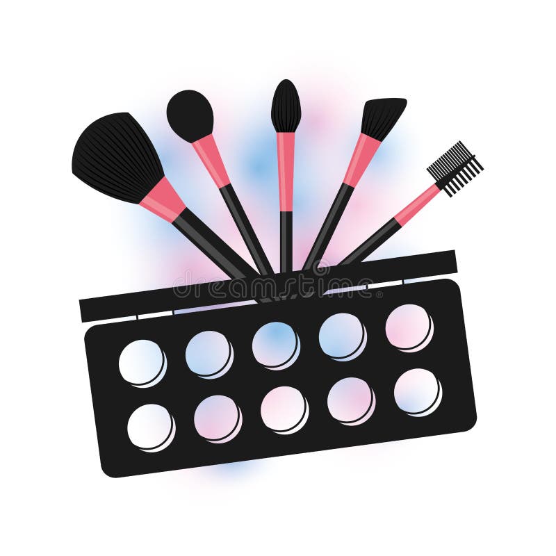 Fashion make up design stock illustration. Illustration of glamour ...