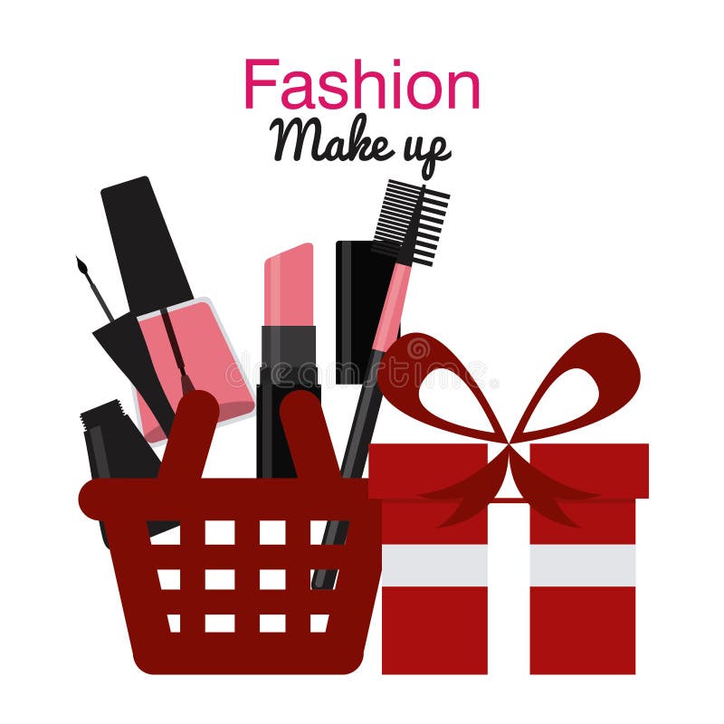 Fashion make up stock vector. Illustration of watercolor - 60444631