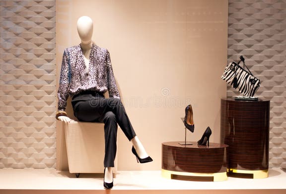 Fashion Mannequin Display stock photo. Image of dressing - 21033554