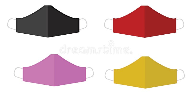 Fashion mask, icon stock vector. Illustration of child - 261376745