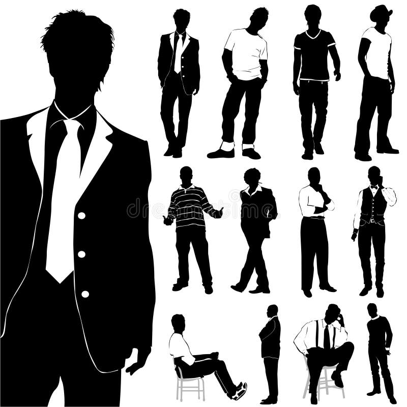 Fashion men vector stock vector. Illustration of pretty - 4632559