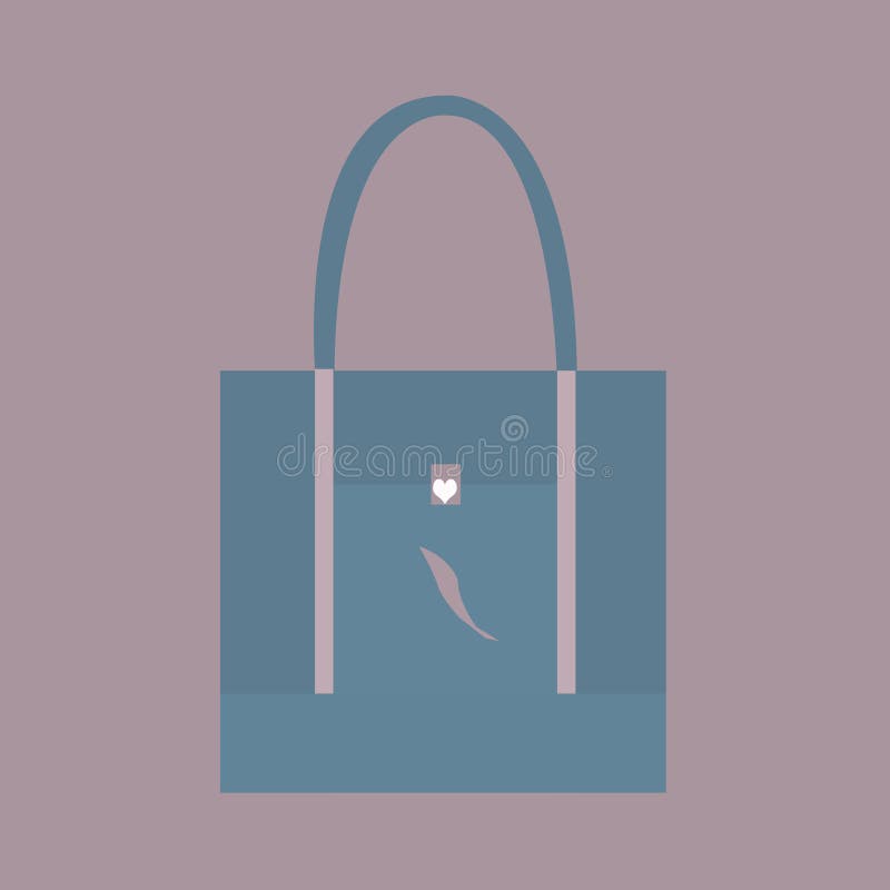A Fashion Mini Hand Bag Design on Illustration Stock Illustration ...