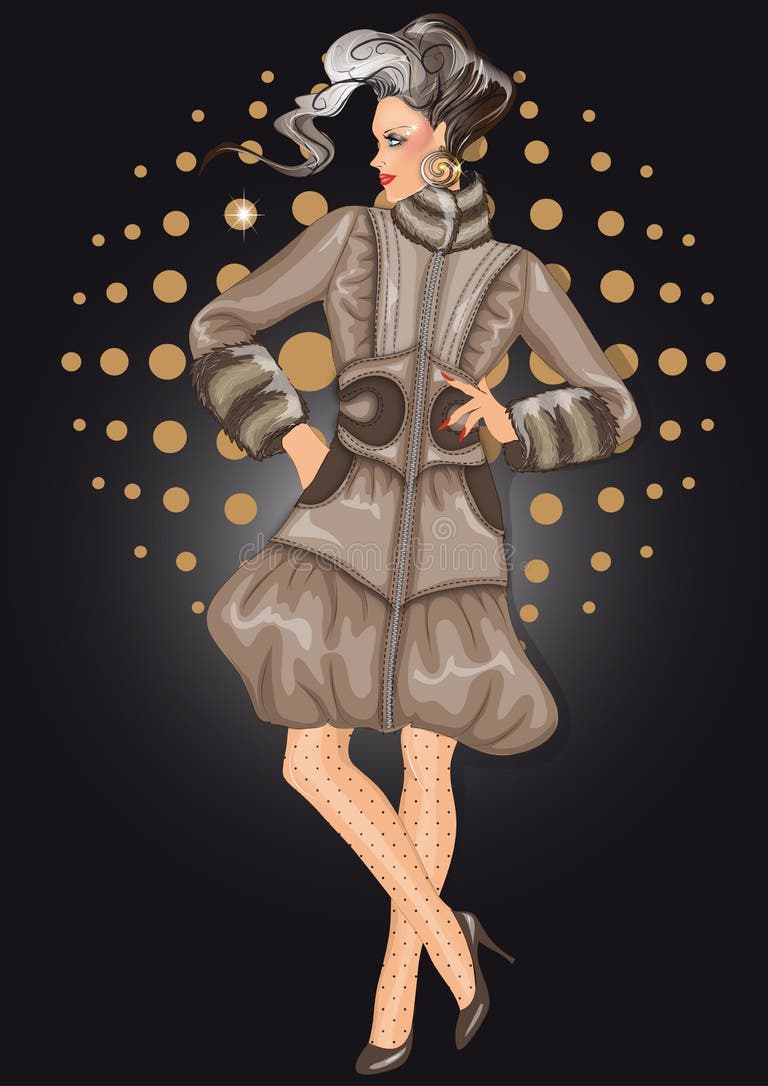 Fashion Model Illustration Stock Illustrations – 273,604 Fashion Model ...