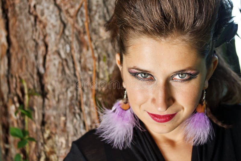 Fashion model stock image. Image of fashion, smiling - 25611521