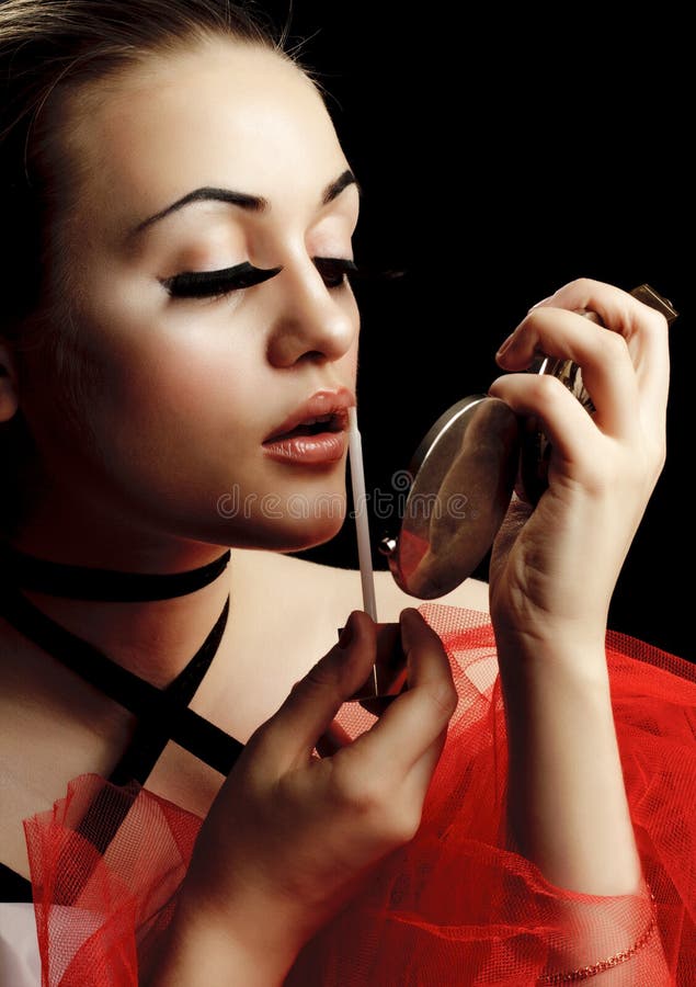 Fashion Model stock image. Image of mirror, desire, model - 8318385