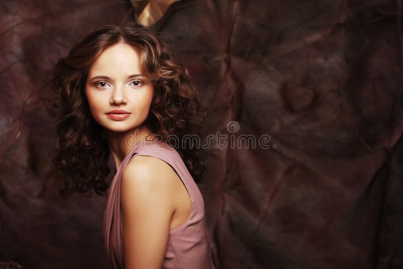 Fashion Model in Art Decoration Stock Photo - Image of gorgeous, lady ...