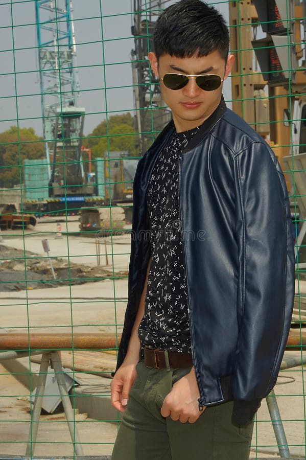 Fashion model, men, jacket stock photo. Image of spring - 69689376