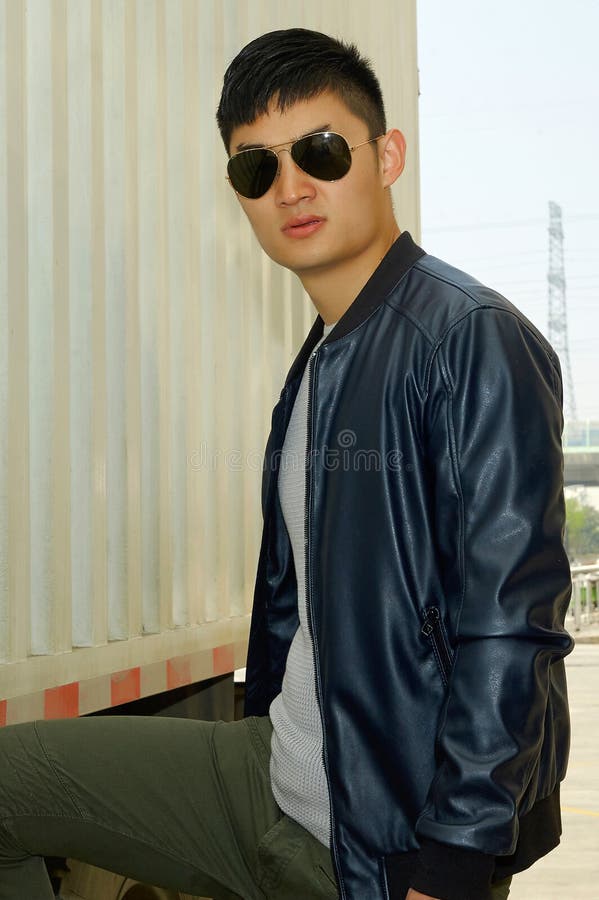 Fashion model, men, jacket stock image. Image of look - 70422757