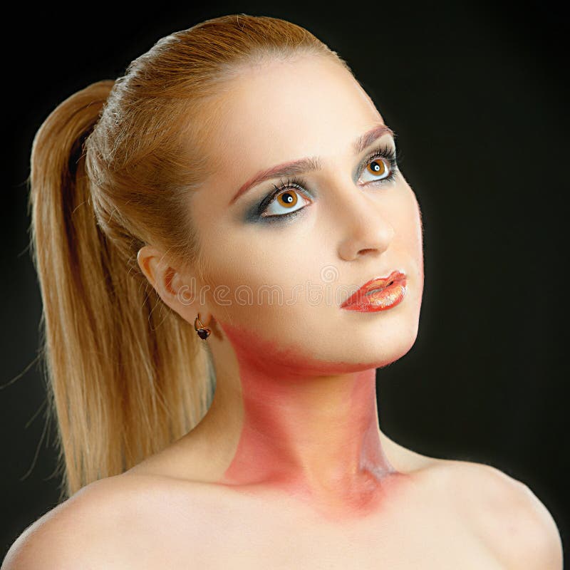 Fashion Model Portrait stock image. Image of attractive - 36891623