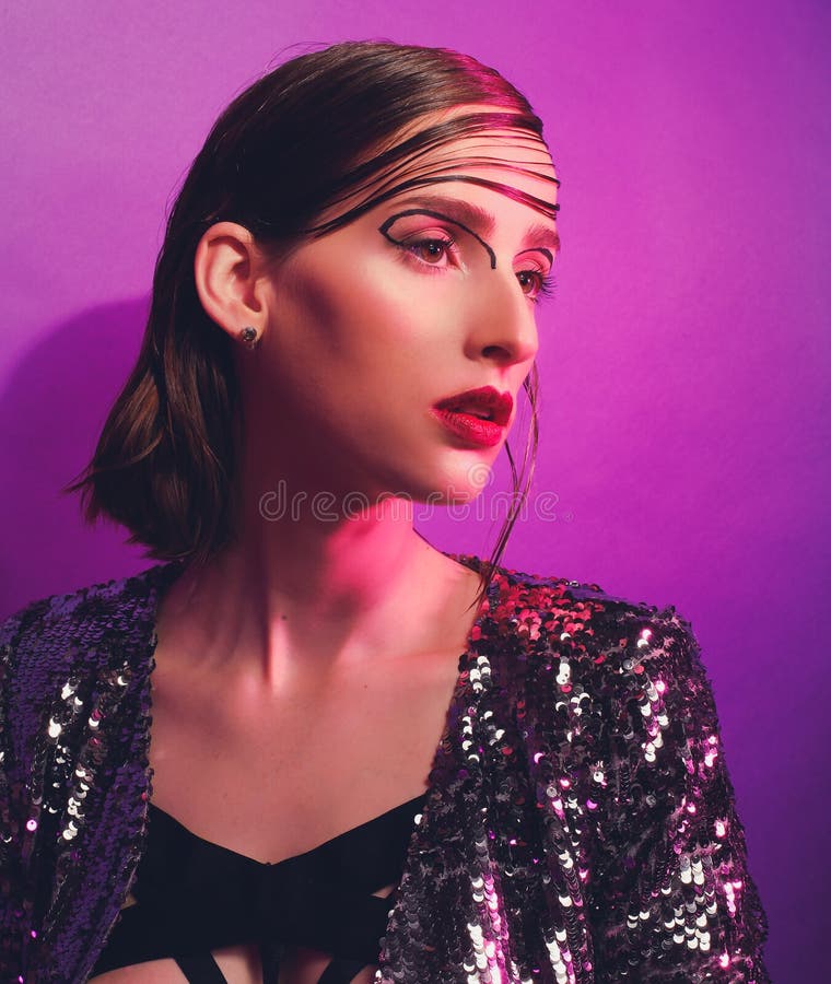 101,602 Model Purple Background Stock Photos - Free & Royalty-Free ...