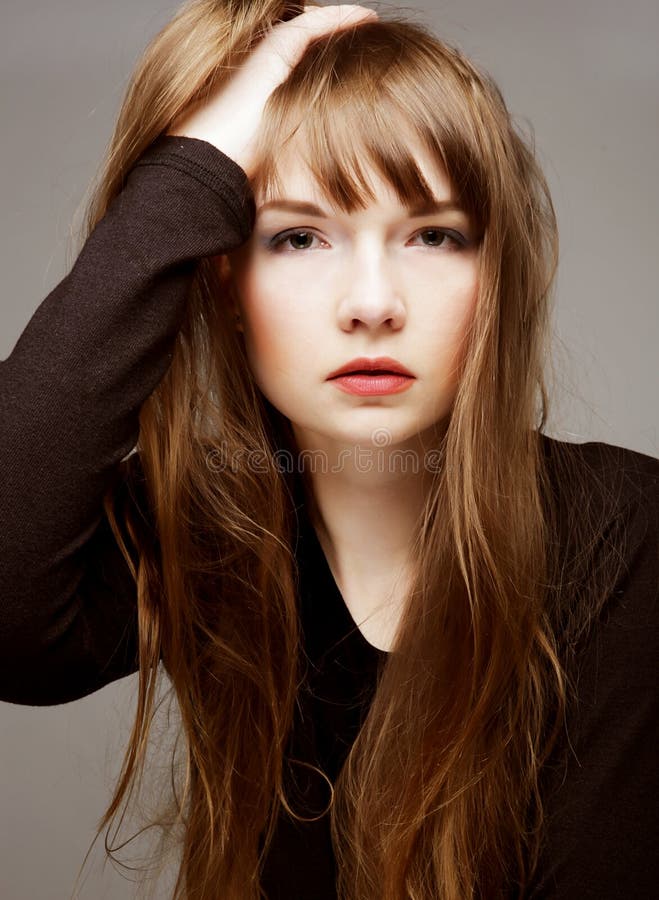 Fashion model stock image. Image of luxury, people, lips - 52248819