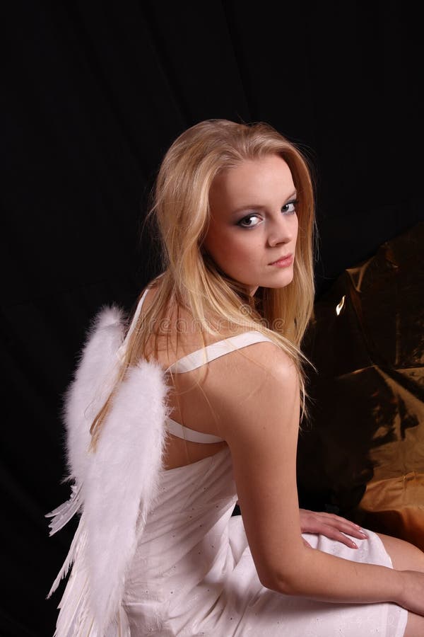 Fashion model in studio stock photo. Image of eyes, blonde - 7142192