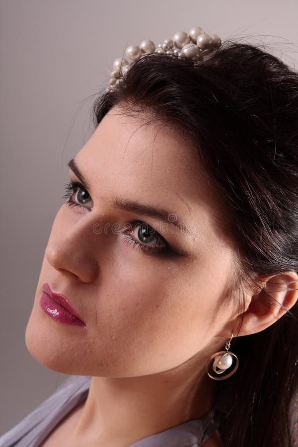 Fashion model in studio stock image. Image of beauty, elegant - 6980413